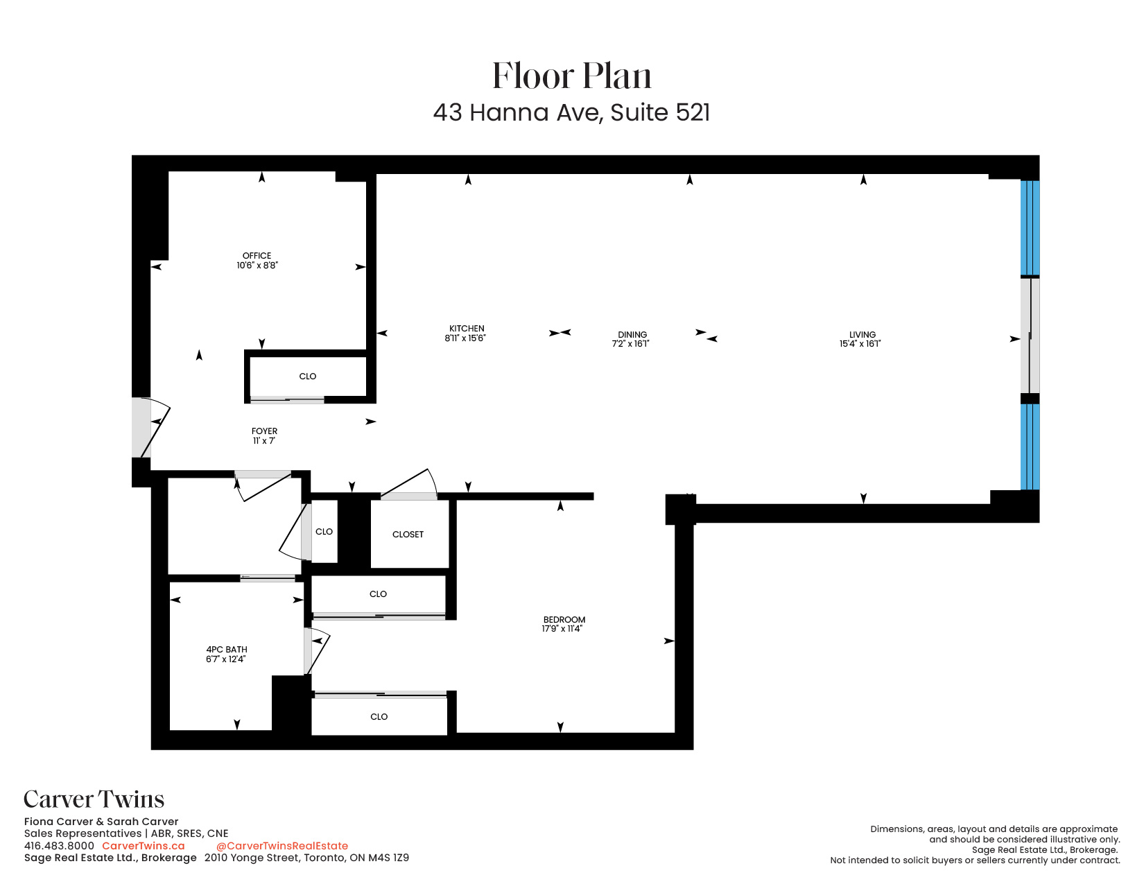 43 Hanna Avenue #521 - Sage Real Estate Ltd. Brokerage